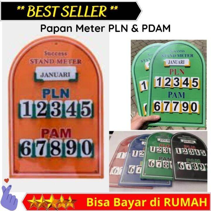 [PROMO COD] Papan Meter PLN PDAM / Papan Stand Meter PLN dan Air ...