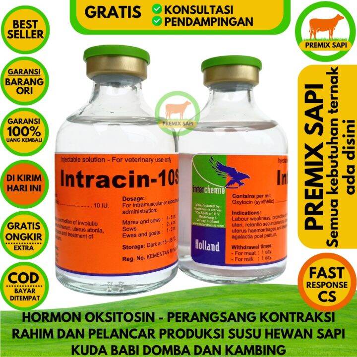INTRACIN 10S 50ml - Hormon Perangsang Kontraksi Uterus dan Kelenjar ...