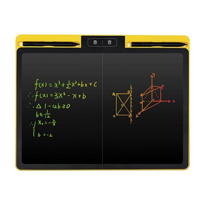 Large LCD Writing Board 16 Inches with 2 Delete Keys and Split Screen ...