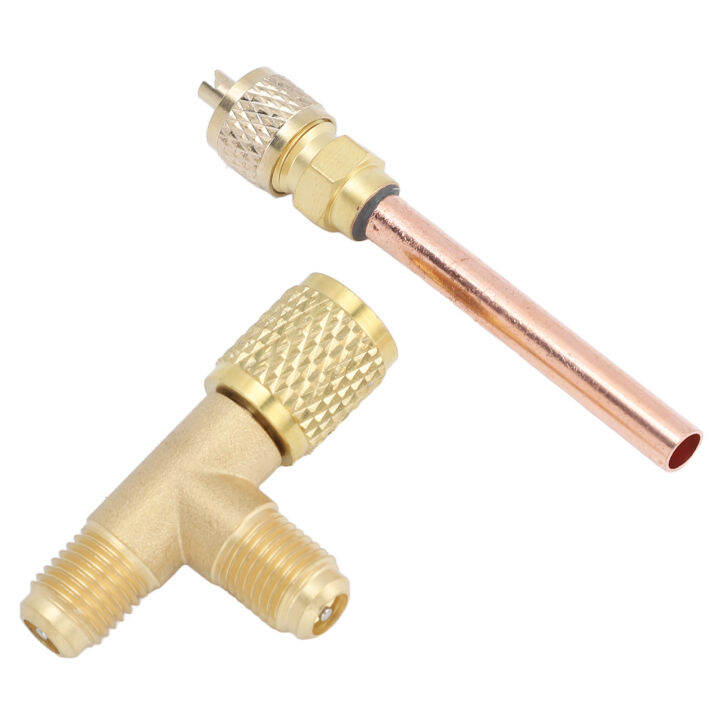 Quick Access Tee Adapter, Fast Connection 1/4in Valve Core Tee ...