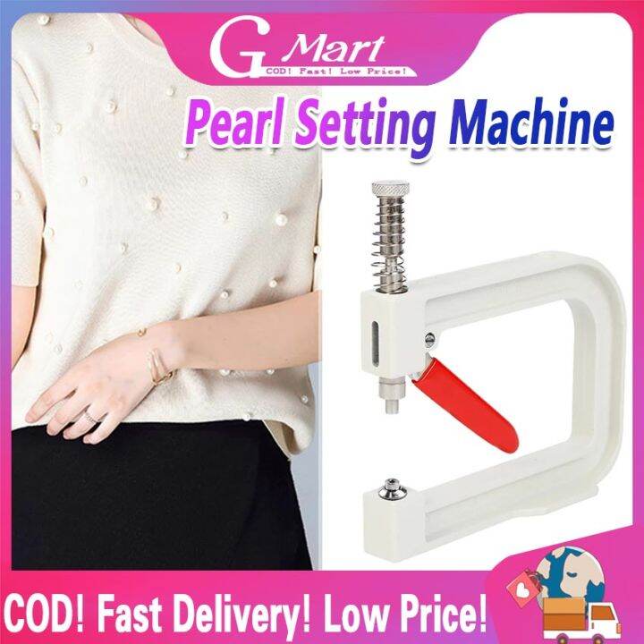 Pearl Setting Machine DIY Handmade Beads HandPress Tool for Clothes ...