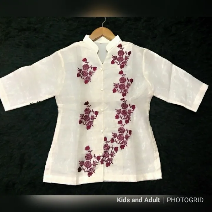 LADIES BARONG PURE EMBROIDERED BARONG | Lazada PH