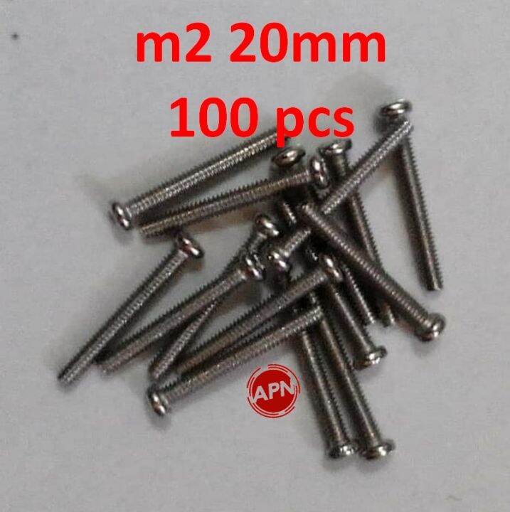 Baut 2mm / baut M2 /screw M2 panjang 20mm | Lazada Indonesia