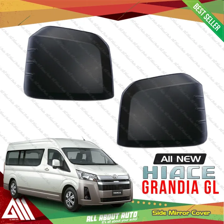 Toyota Hiace GL Grandia 2019-2022 Side Mirror Cover (Matte Black ...