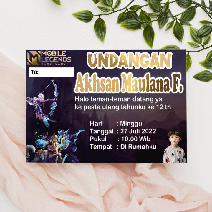 Undangan Ulang Tahun Ultah Anak Cowok Laki Laki Karakter Super Hero ...