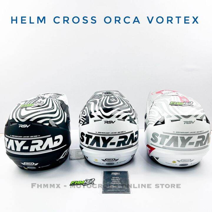 Helm Cross Orca Vortex | Lazada Indonesia