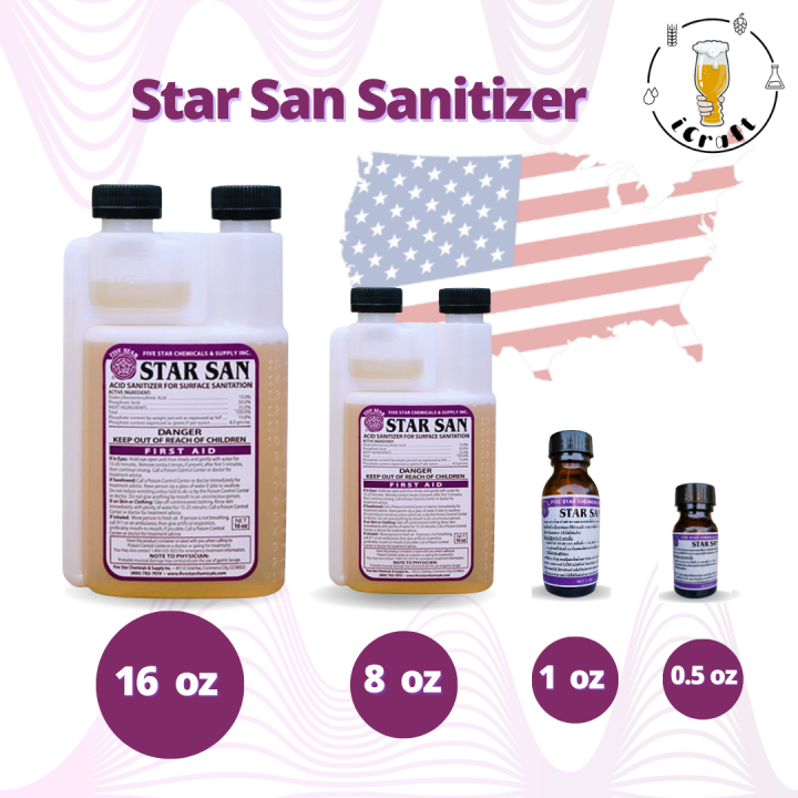 Star San Sanitizer น้ำยาล้างทำความสะอาดฆ่าเชื้อโรค (ไม่ต้องล้างน้ำ ...