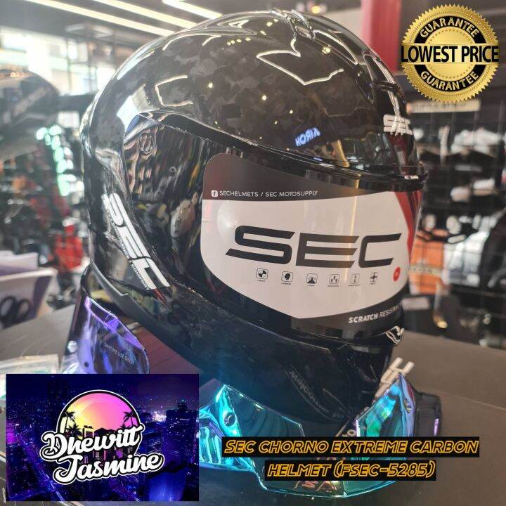 Sec chorno extreme carbon helmet (fsec-5285) | Lazada PH