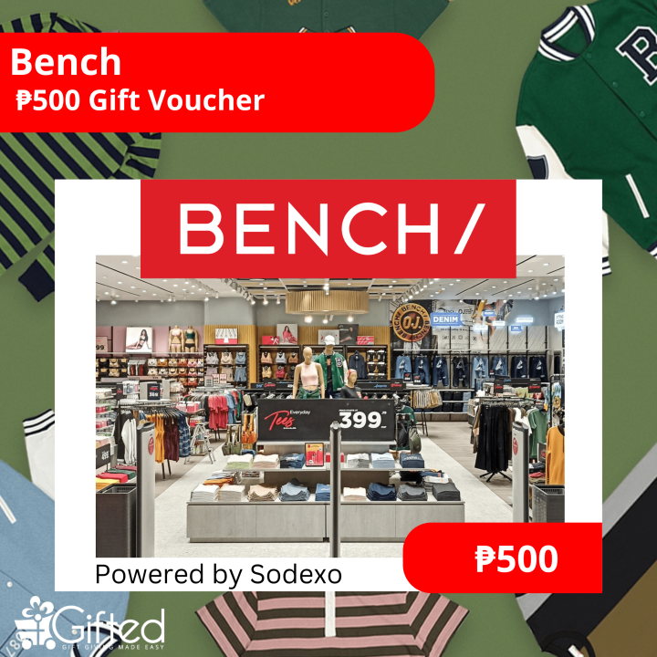 Bench PHP 500 Gift Voucher | Lazada PH