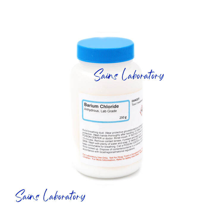 Barium Klorida BaCl2 Barium Chloride 250 gr Serbuk Padatan Kristal ...