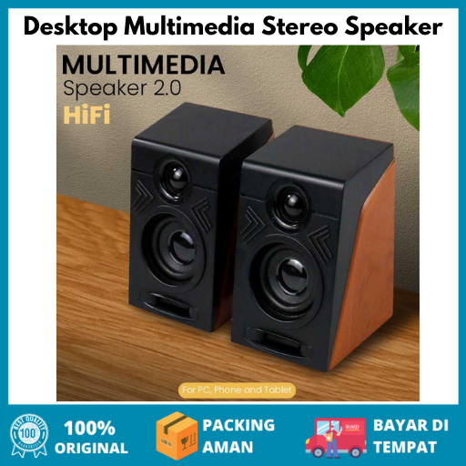 950 HiFi Multimedia Stereo Speaker 2.0 Channel / Speaker Multimedia ...