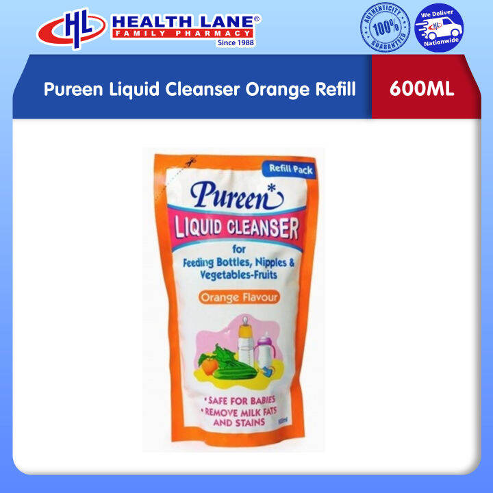 Pureen Liquid Cleanser Orange Refill (600ml) | Lazada