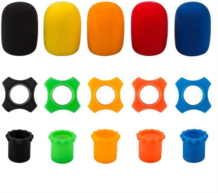 Handheld Microphone Windscreen Foam Cover and Anti-Roll Device High ...