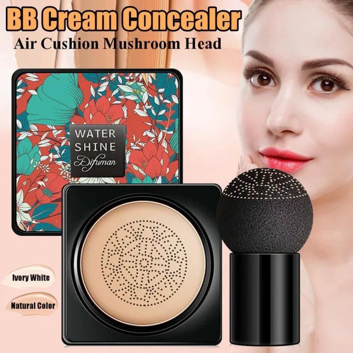 【Local Stock】 Mushroom Air Cushion BB Cream Concealer Waterproof ...