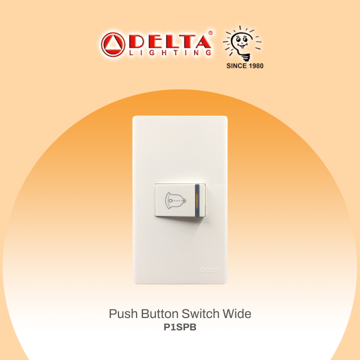 Delta Lighting Wiring Devices Push Button Switch Wide | Lazada PH