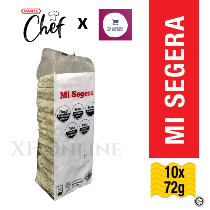 Mamee Mi Segera (Instant Plain Noodle) 72g x 10's | Lazada