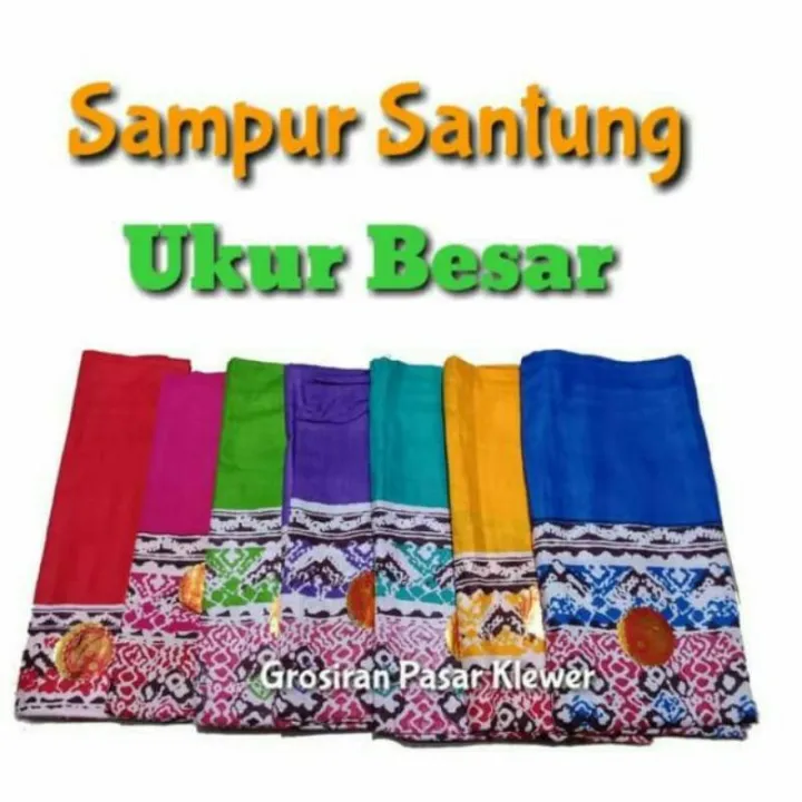 Sampur Tari (Selendang Tari) Santung Ukur Besar Size Dewasa | Lazada ...