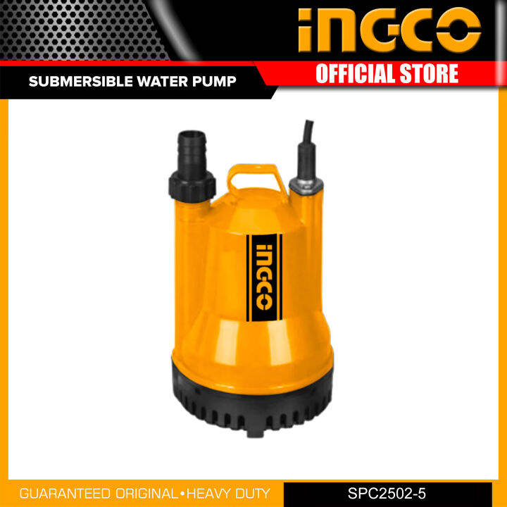 Ingco submersible water pump 0.3hp IPX8 pure copper for clean water ...