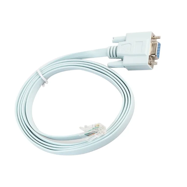 Console Cable for Cisco Networking Devices Serial RS232 Port Rollover ...