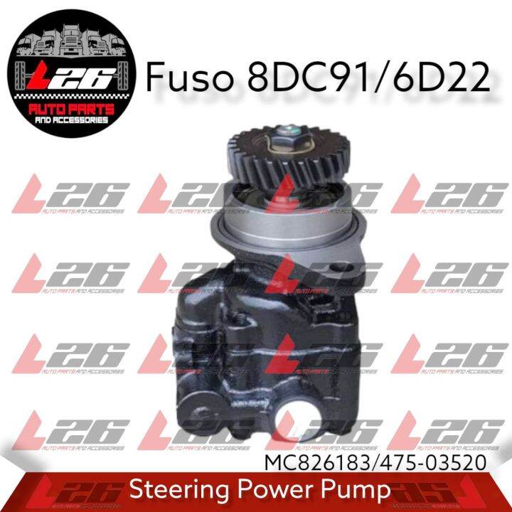 Fuso 8DC91/6D22 STEERING POWER PUMP MC826183/475-03520 | Lazada PH