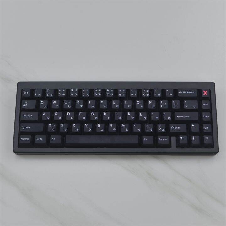 【Keycap Only】GMK Wob Keycap 129 Keys Cherry Profile PBT Five-Sided Sublimation Minimalist Black ...
