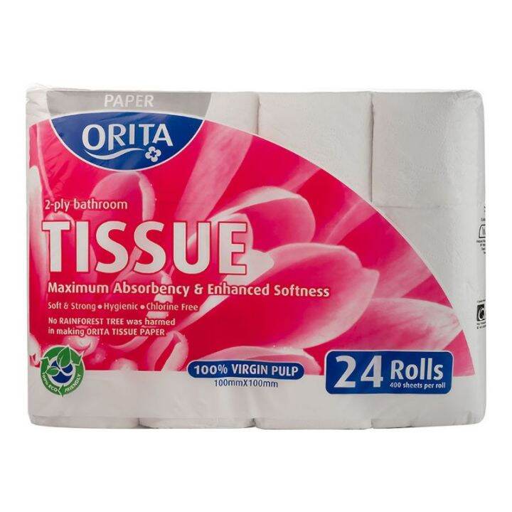 Orita 2 Ply 24 Rolls Bathroom Tissue | Lazada PH