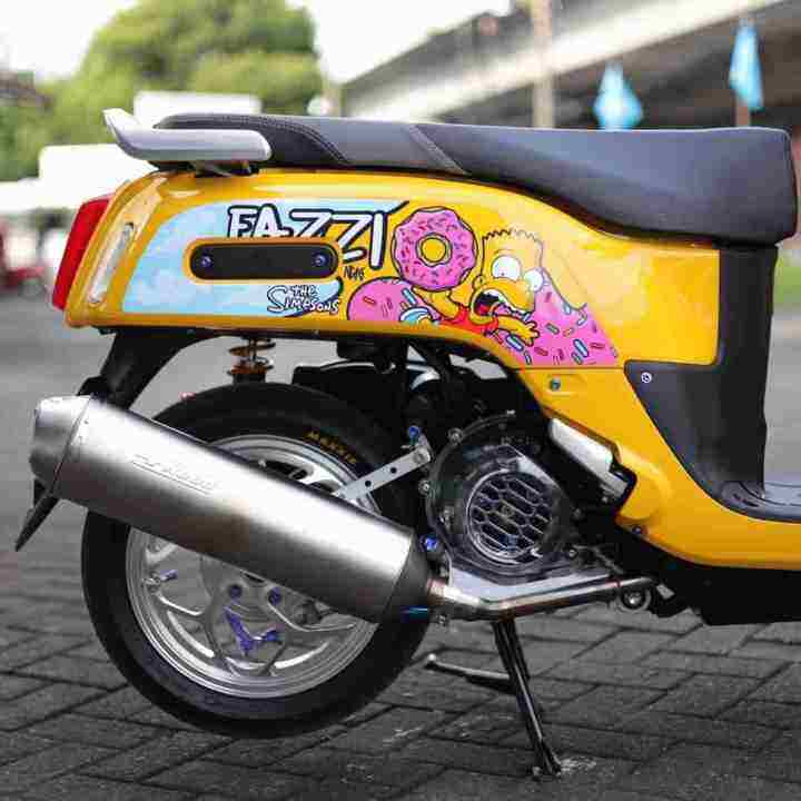 YAMAHA FAZZIO THE SIMPSON STICKER STOCK DECALS | Lazada PH