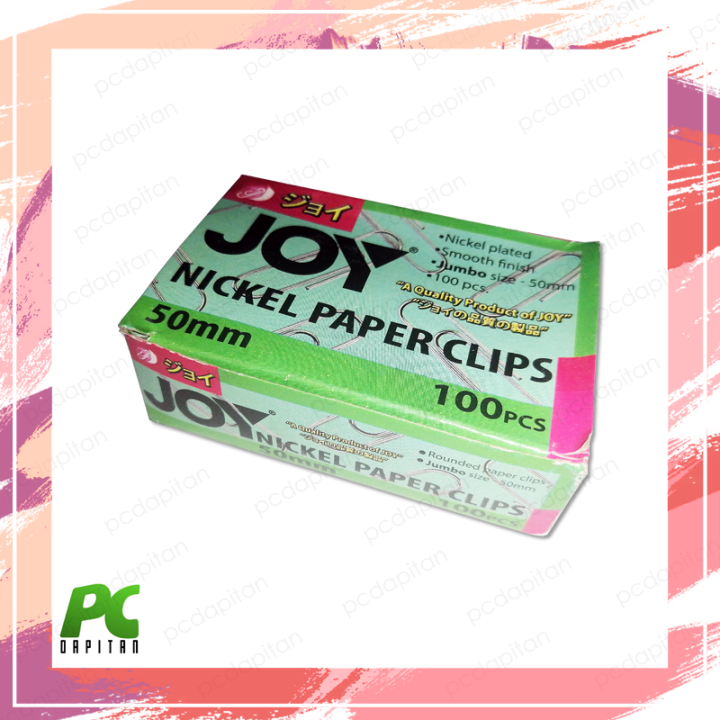 NICKEL PAPER CLIPS JUMBO 50MM [100 PIECES/BOX] | Lazada PH