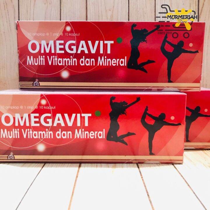 OMEGAVIT Penambah Darah, Multivitamin & Mineral isi 100 kapsul | Lazada ...