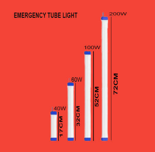 USB Rechargeable Emergency Tube Light 40W, 60W, 100W And 200W For ...