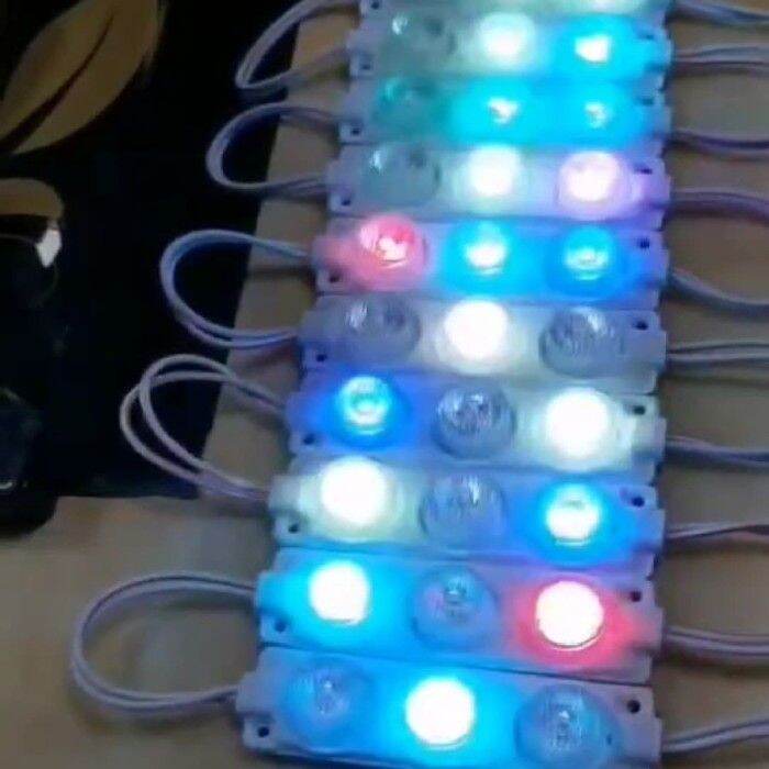 LAMPU LED MODUL 3 MATA 12V 3W 12 VOLT 3 WATT RGB | Lazada Indonesia