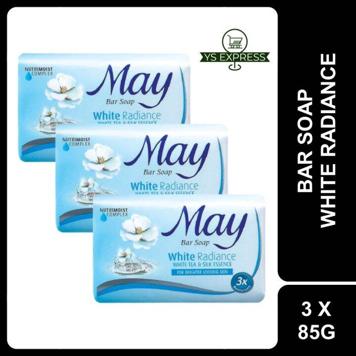 May Bar Soap White Radiance 3'S X 85G - Sabun Mandi | Lazada