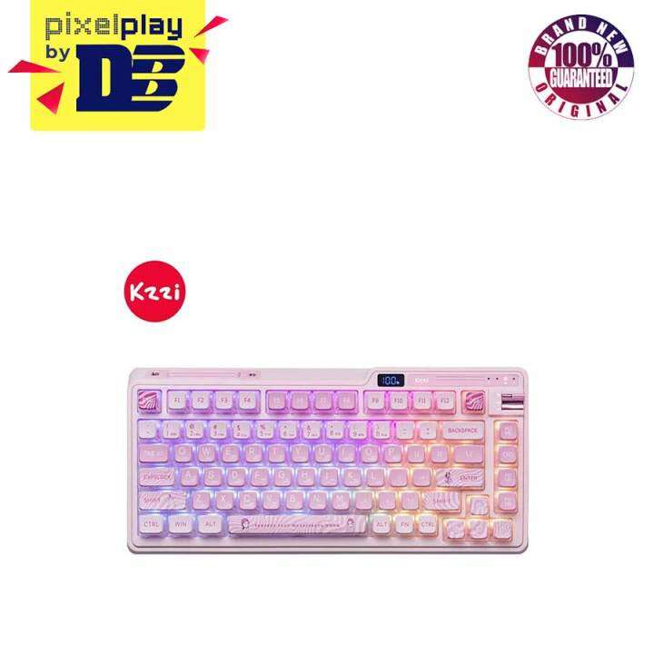 KZZI K75 Pro Tri-Mode RGB 82 Keys Hot-Swappable Mechanical Keyboard ...