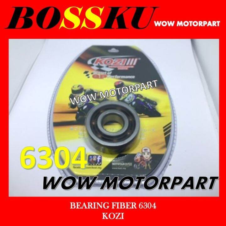 BEARING FILBER 6304 KOZI CRANK SHAFT BEARING 6304 FIBER BEARING RACING ...