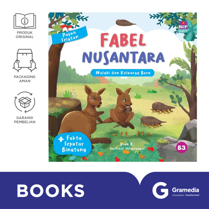 Seri Fabel Nusantara Papua Selatan: Walabi Dan Keluarga Baru | Lazada ...