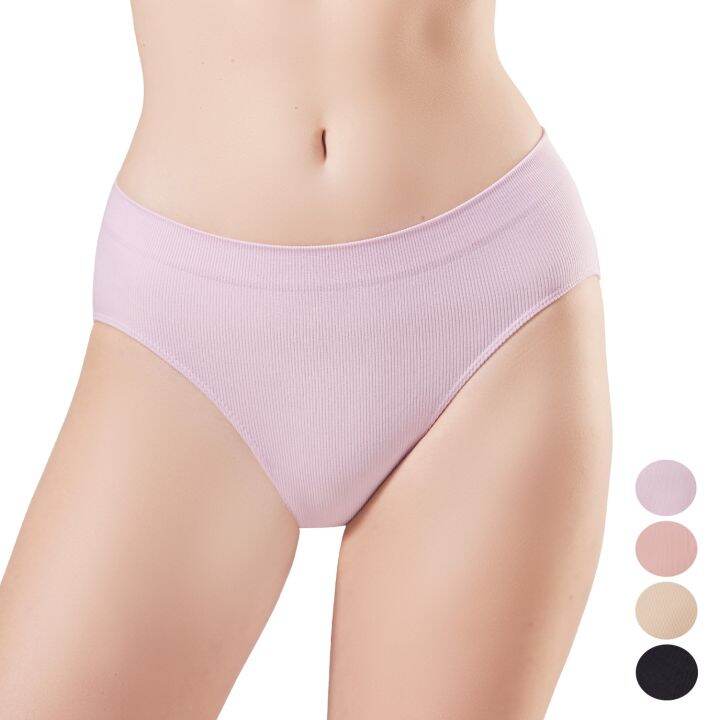 Cherilon เชอรีล่อน กางเกงใน ครึ่งตัว RIBBED BRIEF ระบายอากาศดีมาก ไม่อับชื้น นุ่มลื่น ละมุนผิว ...