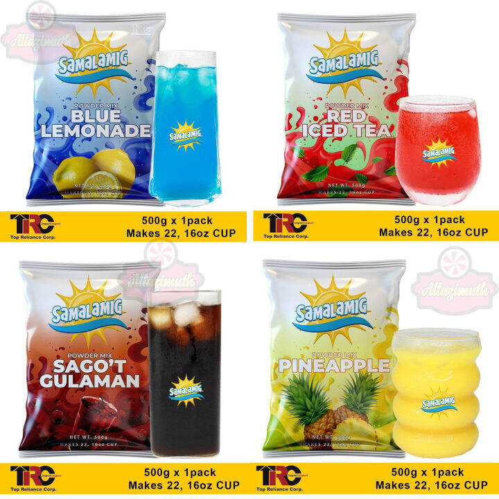 Samalamig Powder Drink Mix (500g) Sago't Gulaman Cucumber Blue Lemonade ...