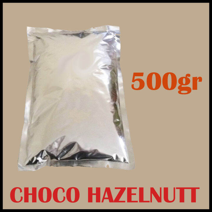 (PER 500gr RASA CHOCO HAZELNUTT) BUBUK MINUMAN RASA HAZELNUTT MINUMAN ...