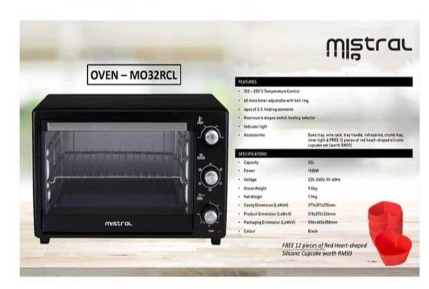 Mistral Electric Oven MO32RCL 32Liter | Lazada