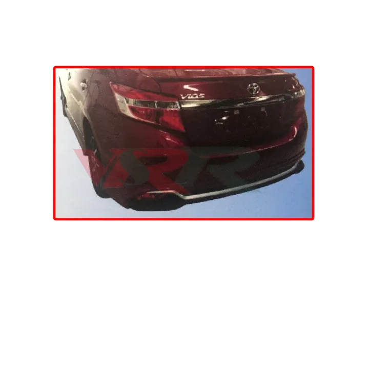 Toyota Vios 3rd Gen (2016 Facelift ONLY) T.STV-2 Style Rear Back Skirt ...