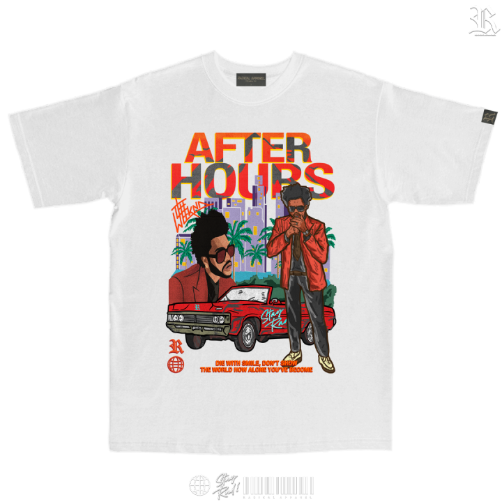 THE WEEKND AFTER HOURS RAPPER TSHIRT BOOTLEG HYPEBEAST OVERSIZED SHIRT ...