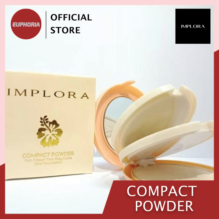 EUPHO Implora Bedak Compact Powder 3in1 | Bedak Susun Implora ( ️BPOM ...
