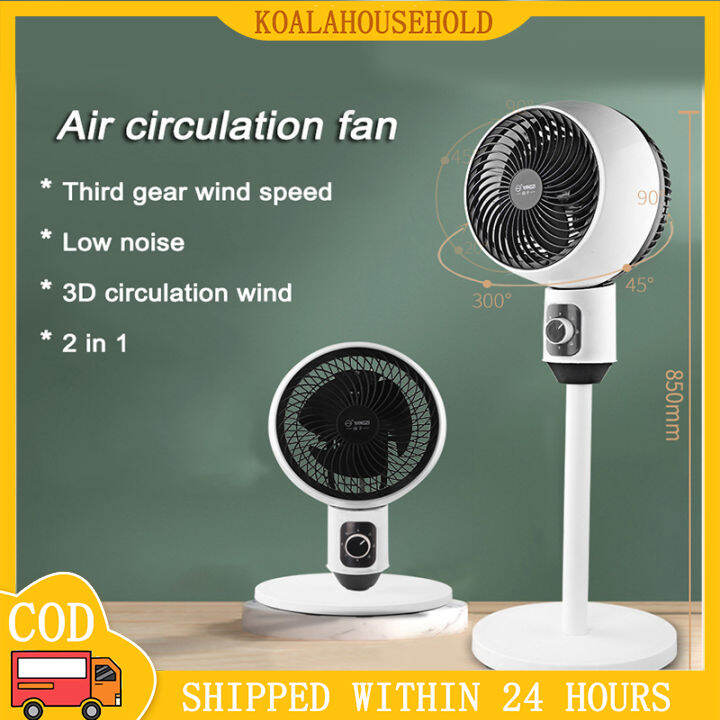 Electric Standing Fan Air Circulation Fan Air Circulator Silent Energy ...