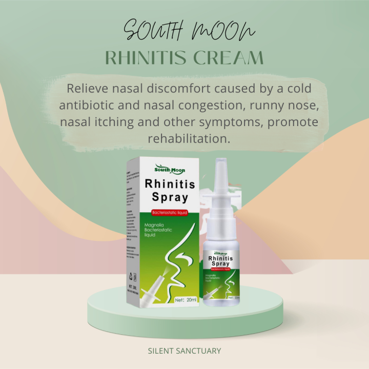 South Moon Nasal Spray Anti Snoring Chronic Rhinitis Sinusitis Spray ...