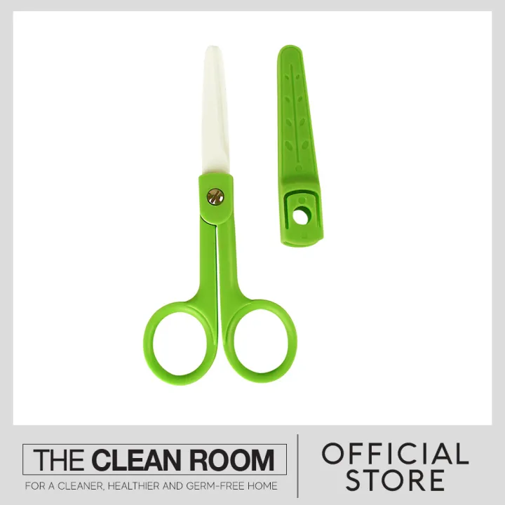 Totsafe Ceramic Food Scissors (Green) | Lazada PH