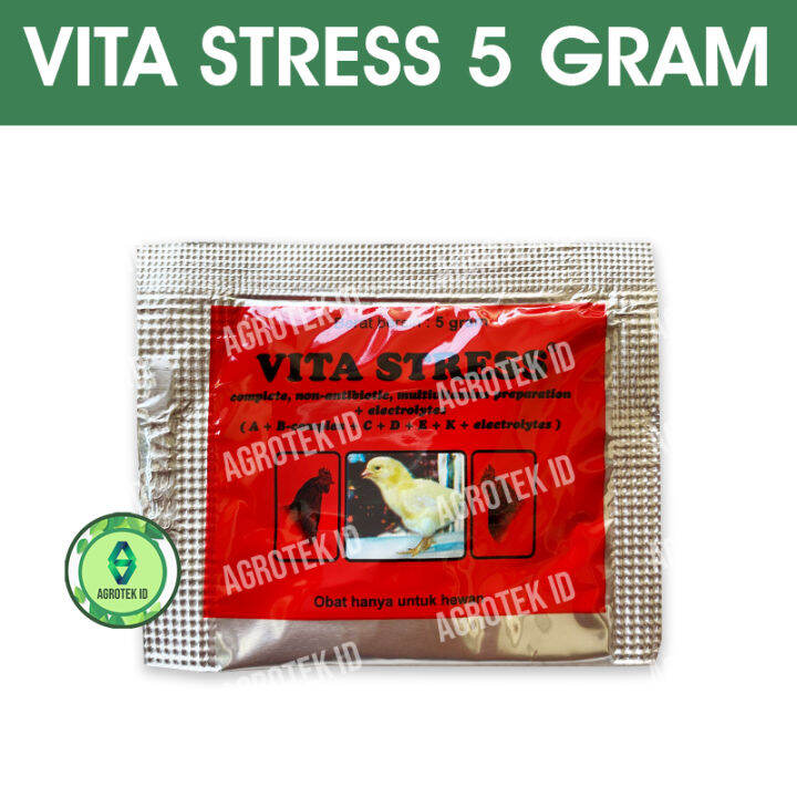 Vita Stress 5 Gram Medion Vitamin Anti Stress Ayam | Lazada Indonesia