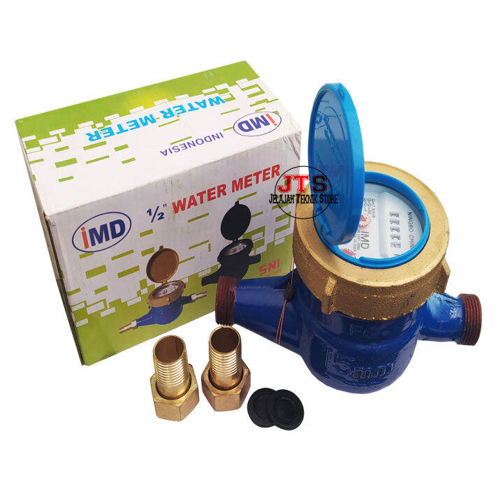 IMD Meteran Air Body Besi 1/2 Inch SNI IMD Water Meter/ Meteran PAM ...