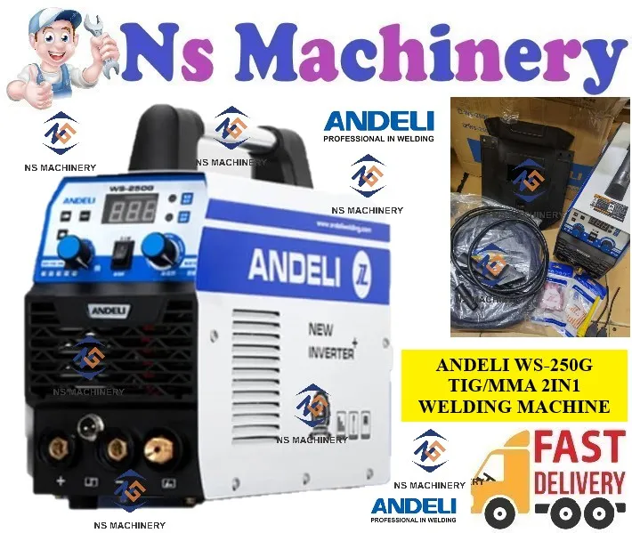 ANDELI TIG WS-250G Tig Mma 2 in 1 Argon Arc Welding Machine | Lazada