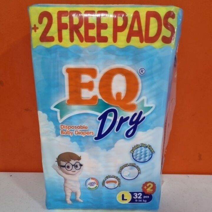 EQ dry Large 32+2 pads | Lazada PH