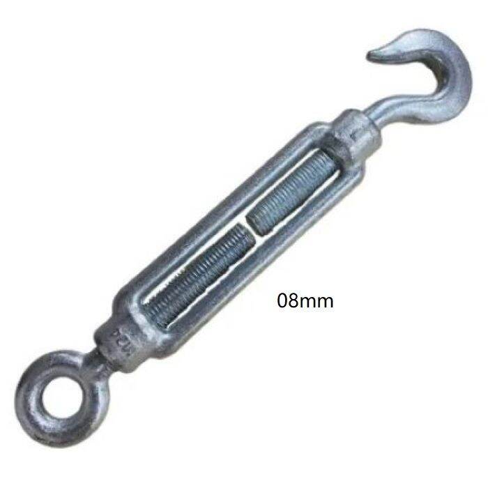 08mm (5/16") Galvanized Turnbuckle Hook + Welding Eye | Lazada